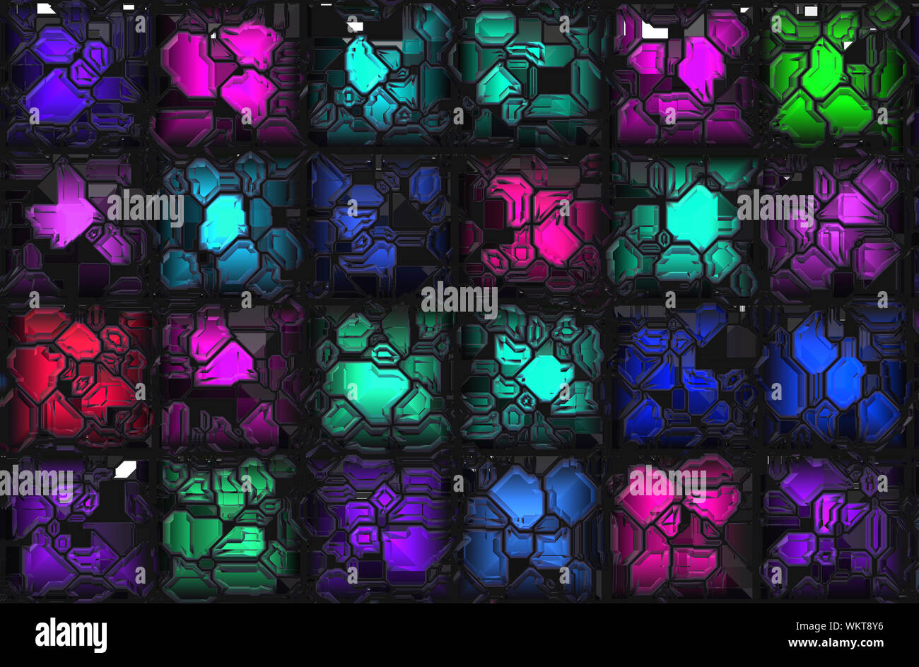 Crystal Colorful Futuristic Gems as a Background Stock Photo - Alamy