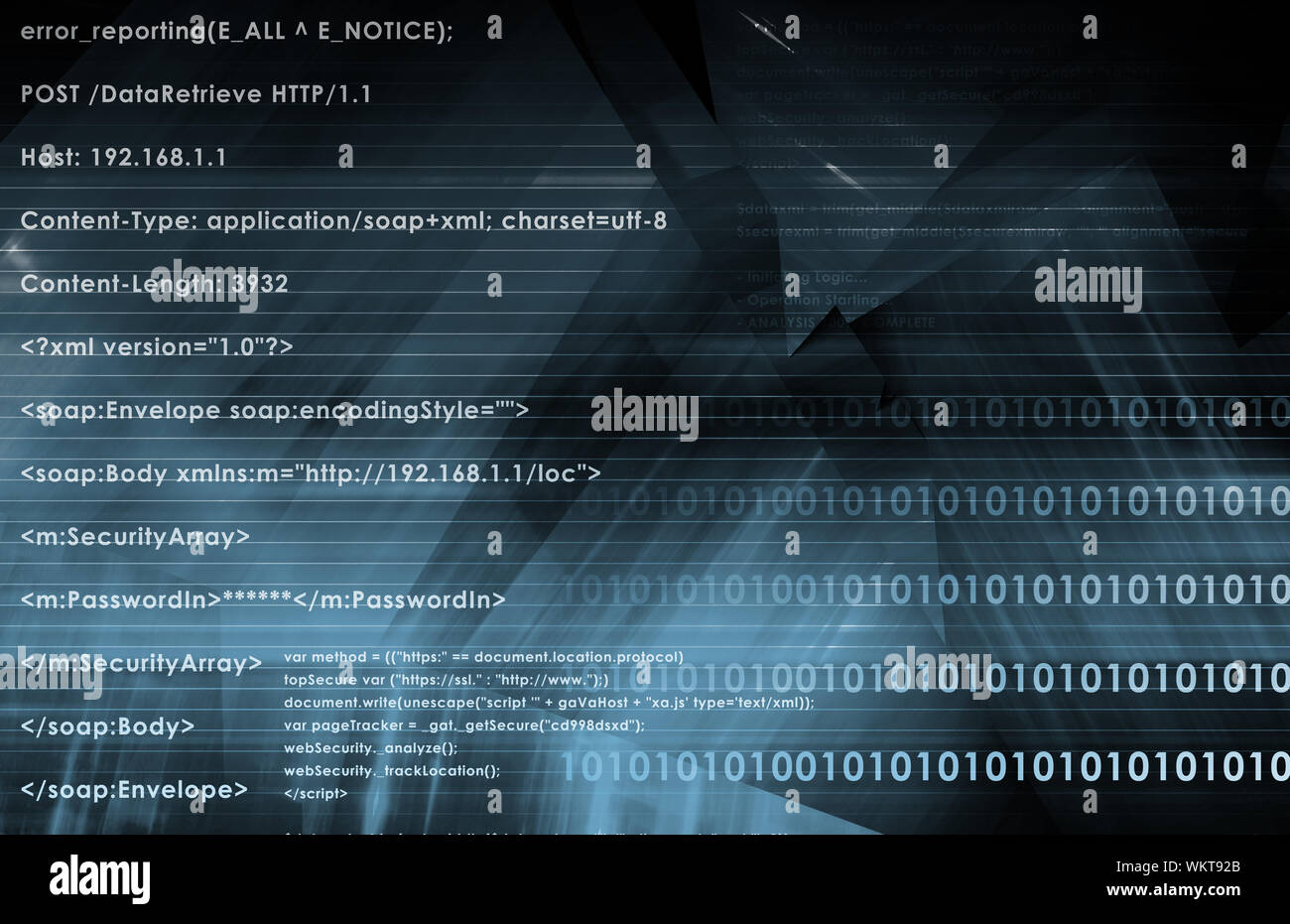 Presentation Background of Web Data Apps Abstract Stock Photo - Alamy