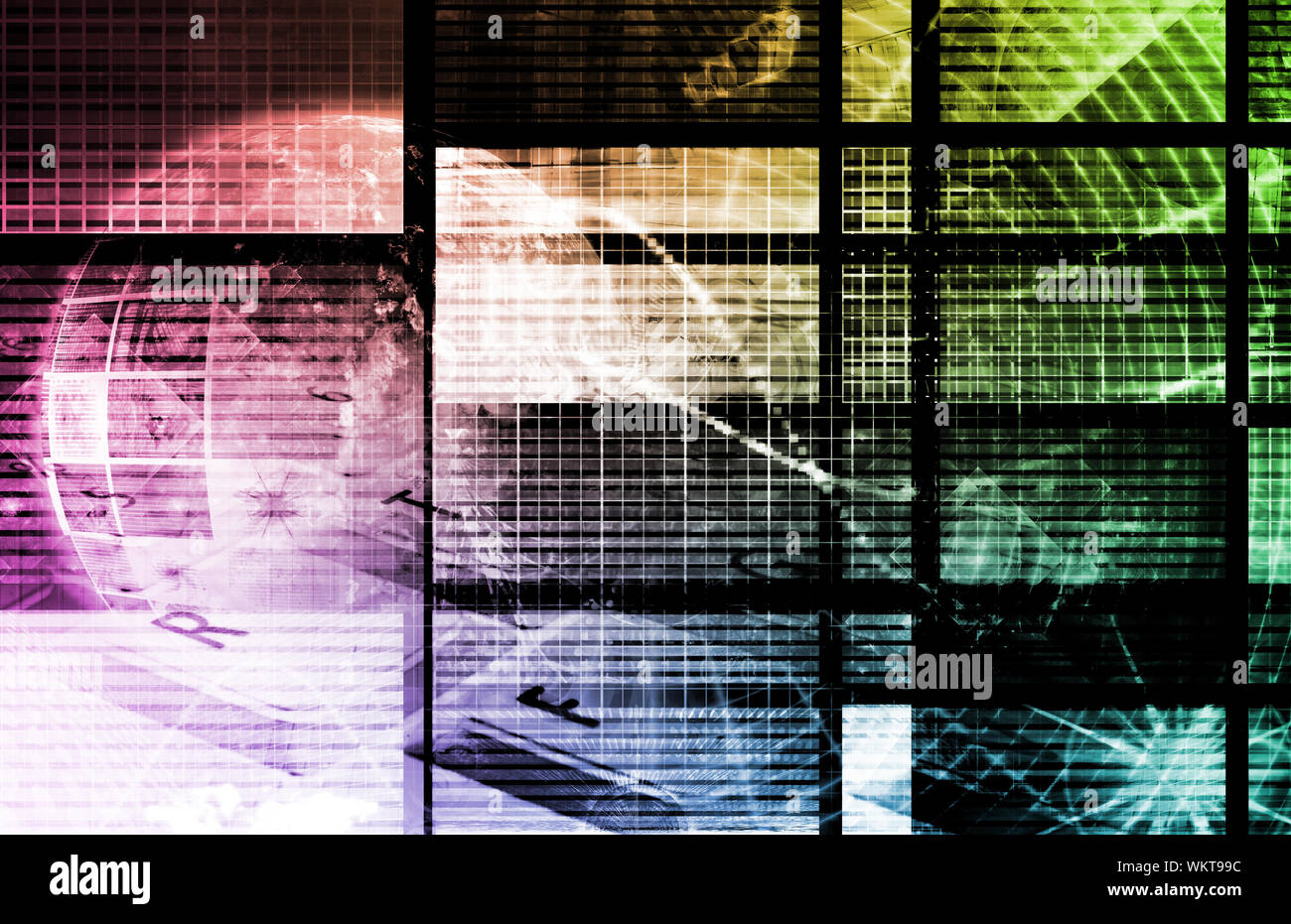 Web Information Technology Art of the Future Stock Photo - Alamy