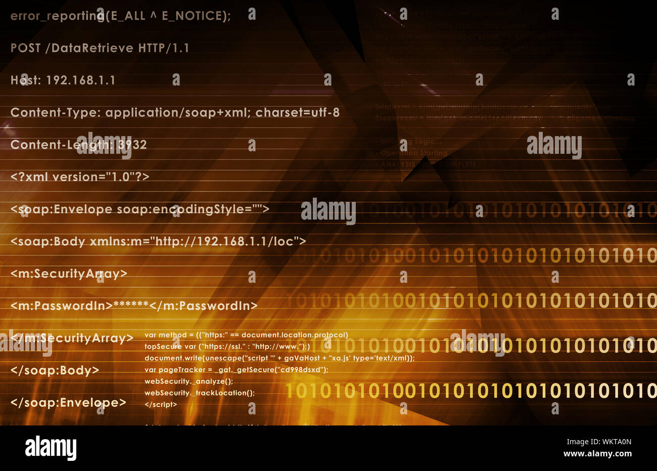 Web Data Research and Development As Art Stock Photo - Alamy