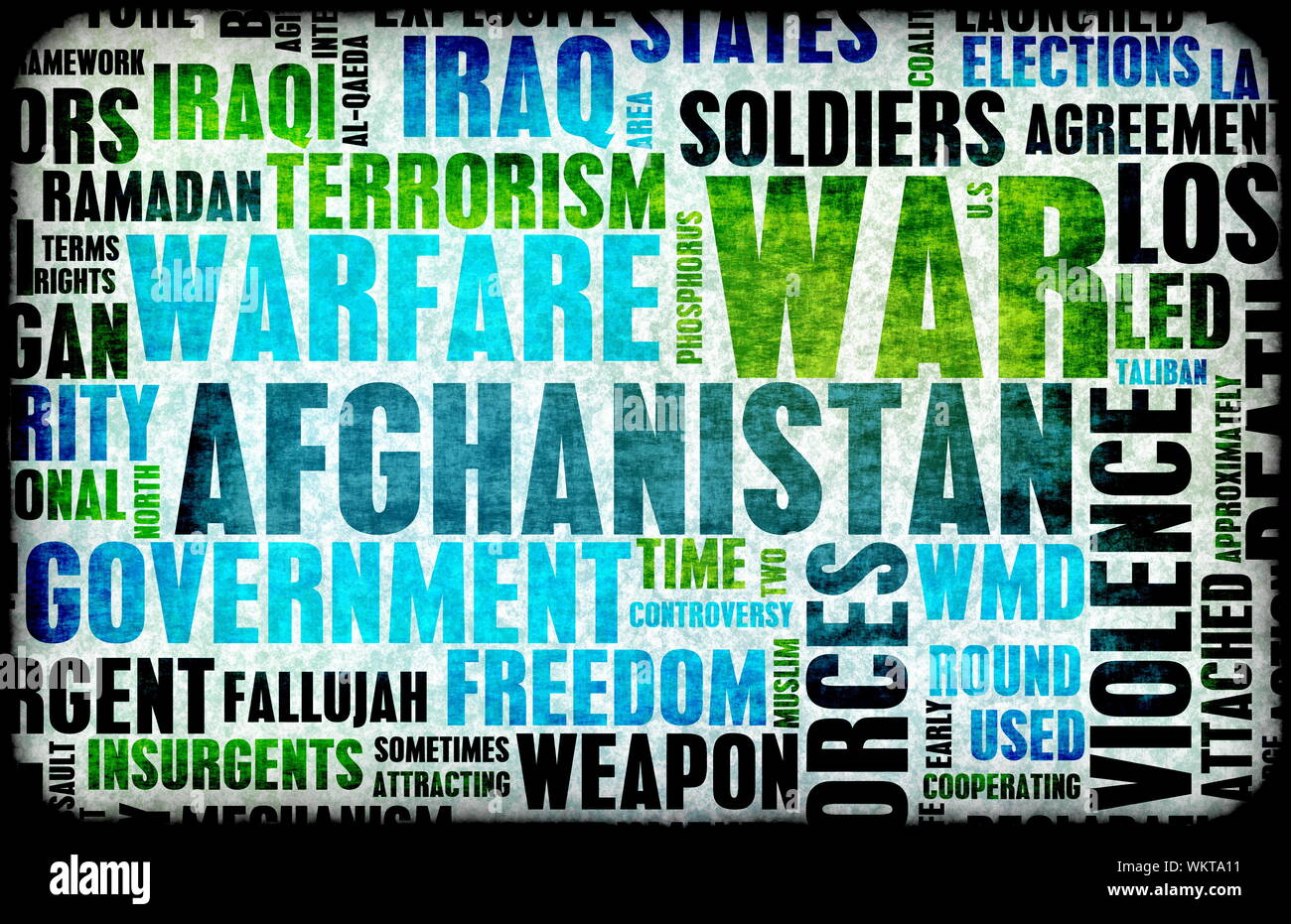 Afghanistan War as a Grunge Abstract Background Stock Photo - Alamy