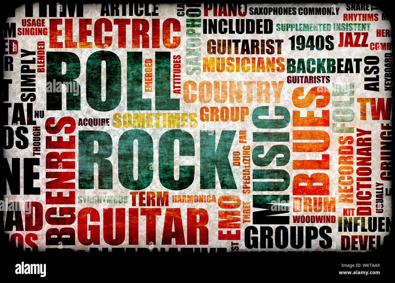 Retro Rock And Roll Background