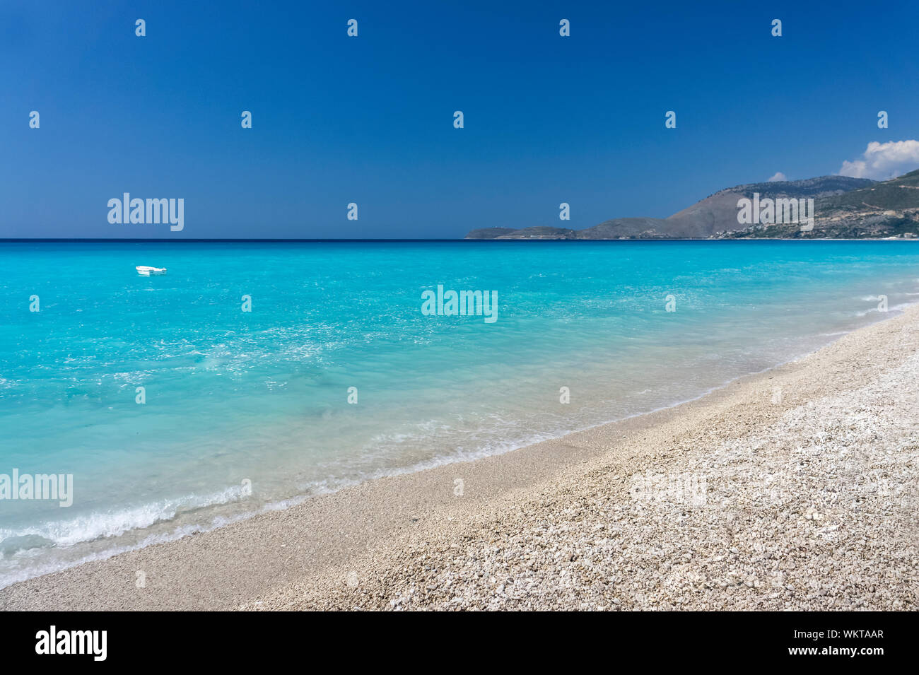 seashore, pebbles. Borsch Albania Stock Photo - Alamy
