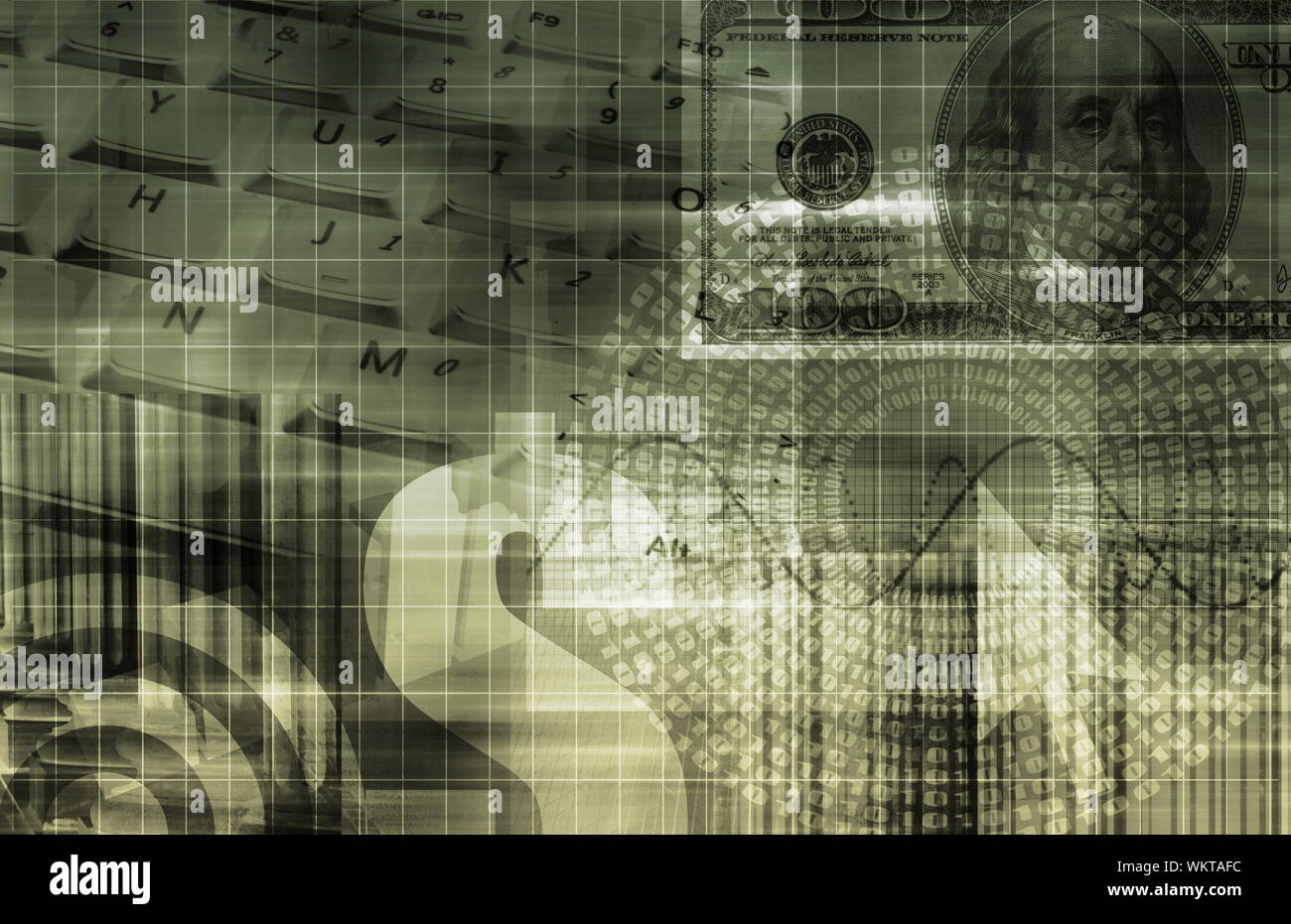 Investment Portfolio Art as a Abstract Background Stock Photo - Alamy