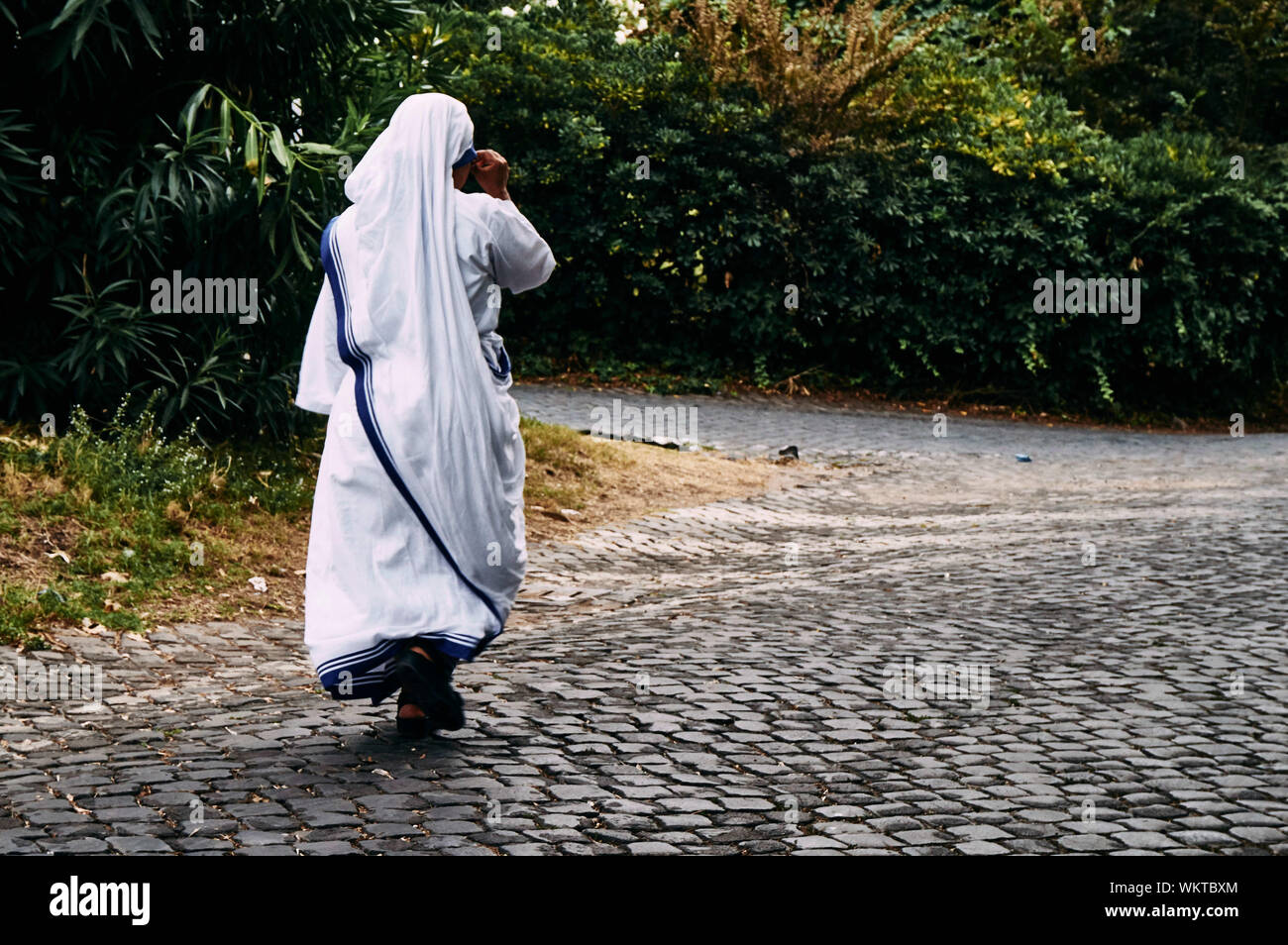 Nun Walking High Resolution Stock Photography and Images - Alamy