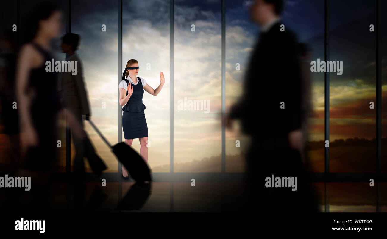 Blindfold race hi-res stock photography and images - Alamy
