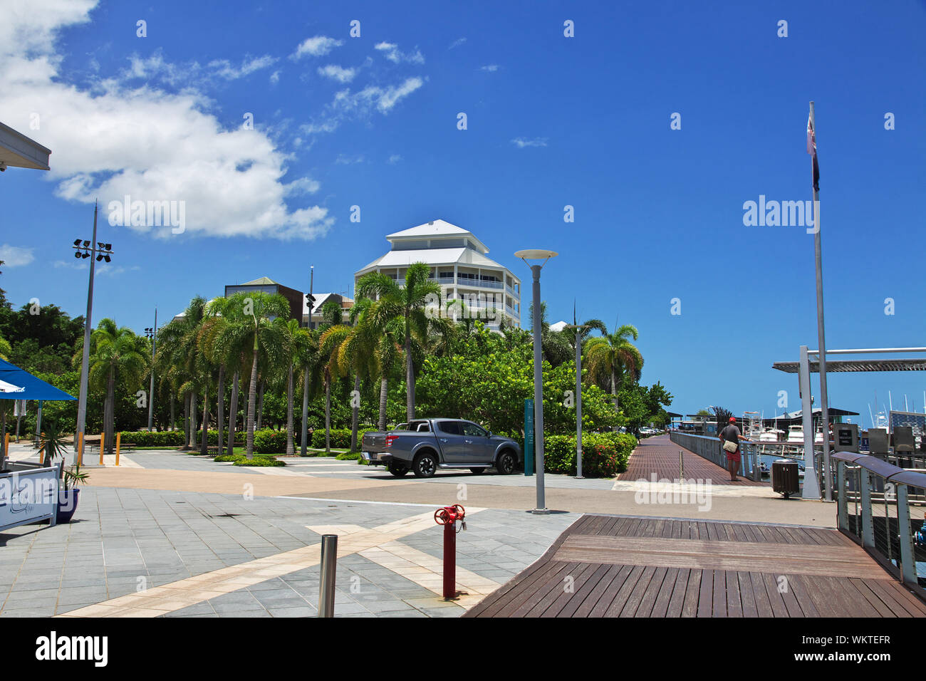 Cairns, Queensland / Australia - 03 Jan 2019: Marina in Cairns city ...