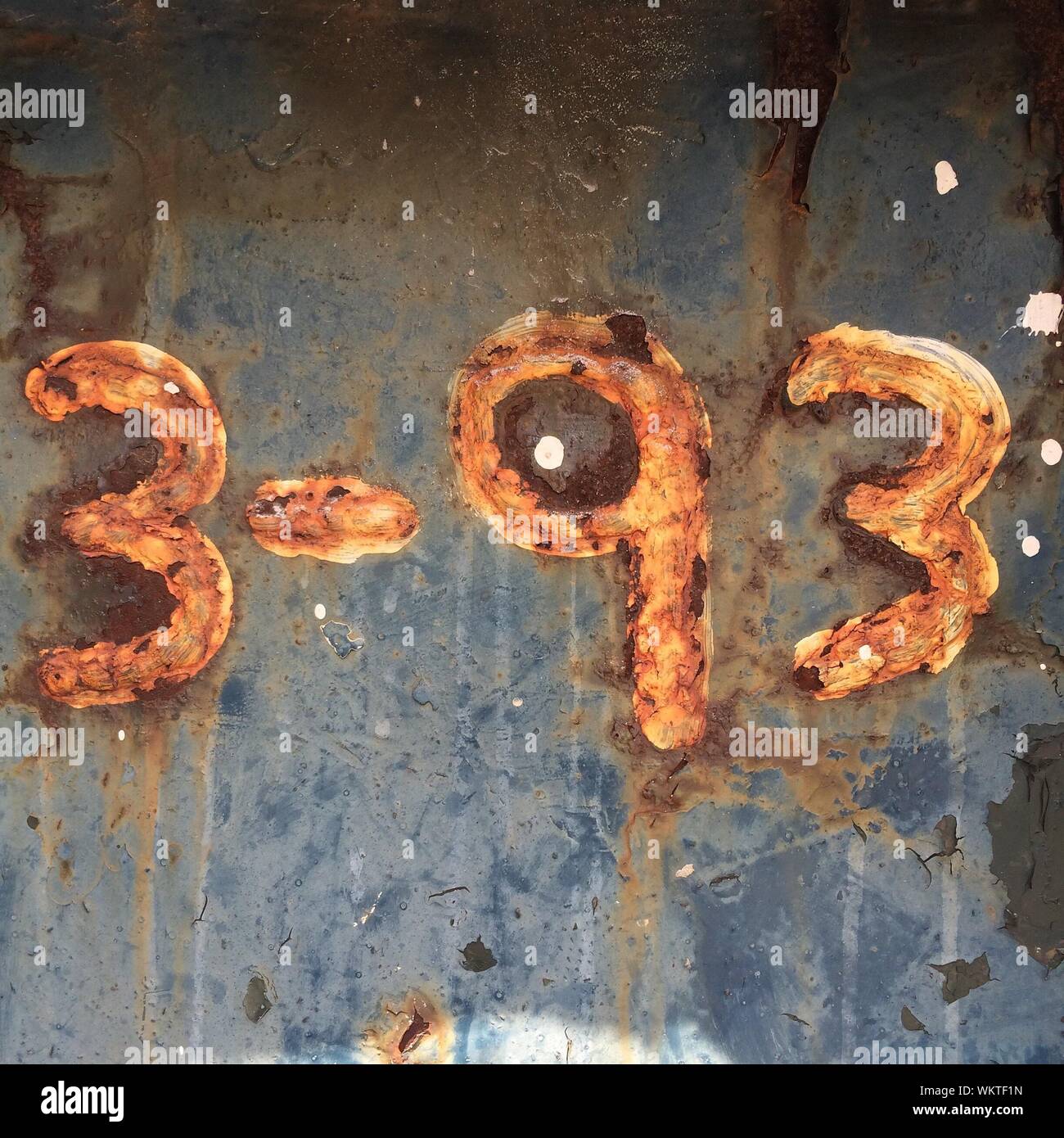 Rusty Numbers High Resolution Stock Photography and Images - Alamy