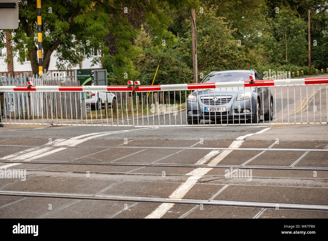 Car cross train track hi-res stock photography and images - Alamy
