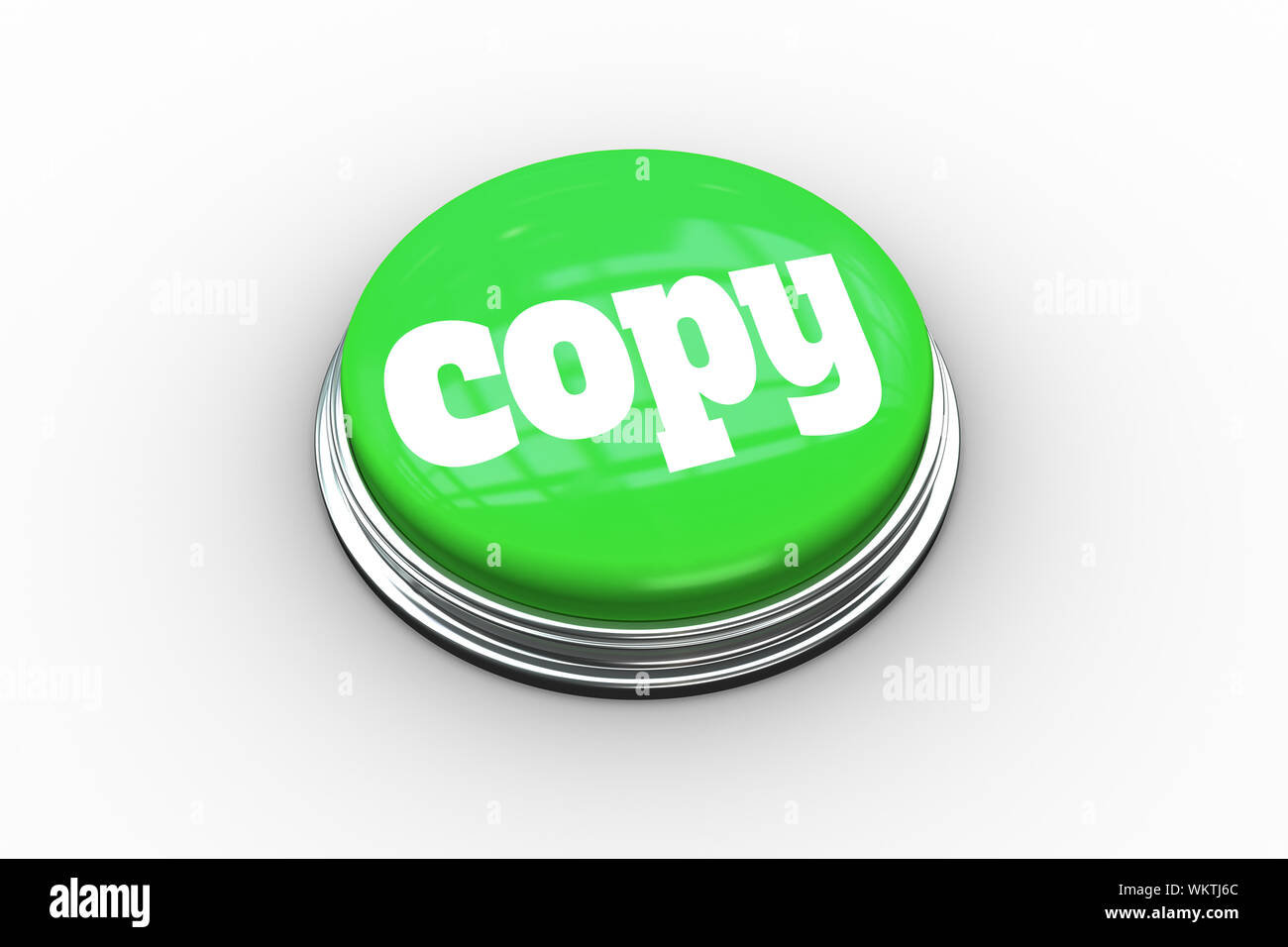 The Word Copy On Digitally Generated Green Push Button On White the-word-copy-on-digitally-generated-green-push-button-on-white
