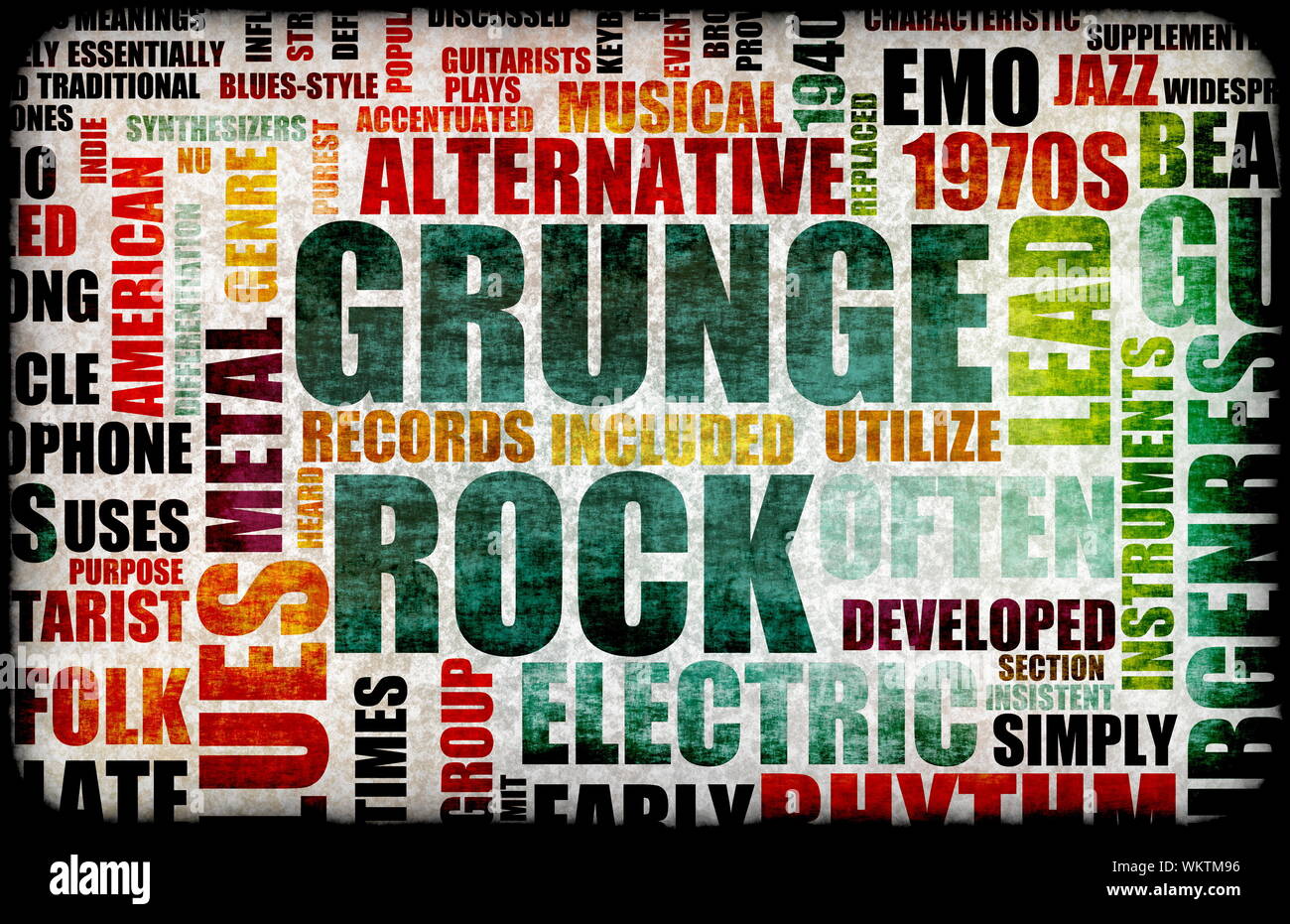 Grunge Rock Music Poster Art as Background Stock Photo - Alamy