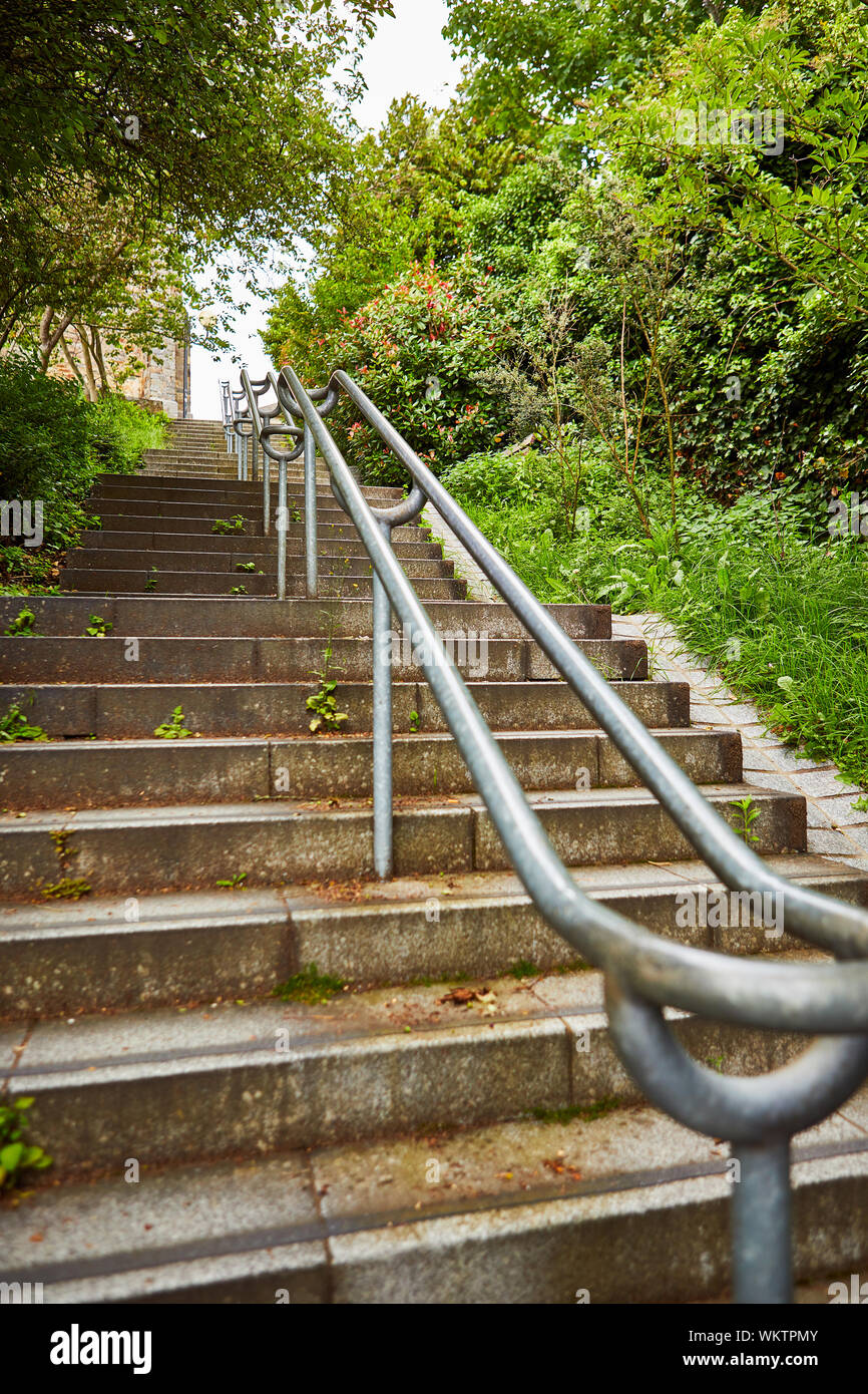 Metal handrail hi-res stock photography and images - Alamy