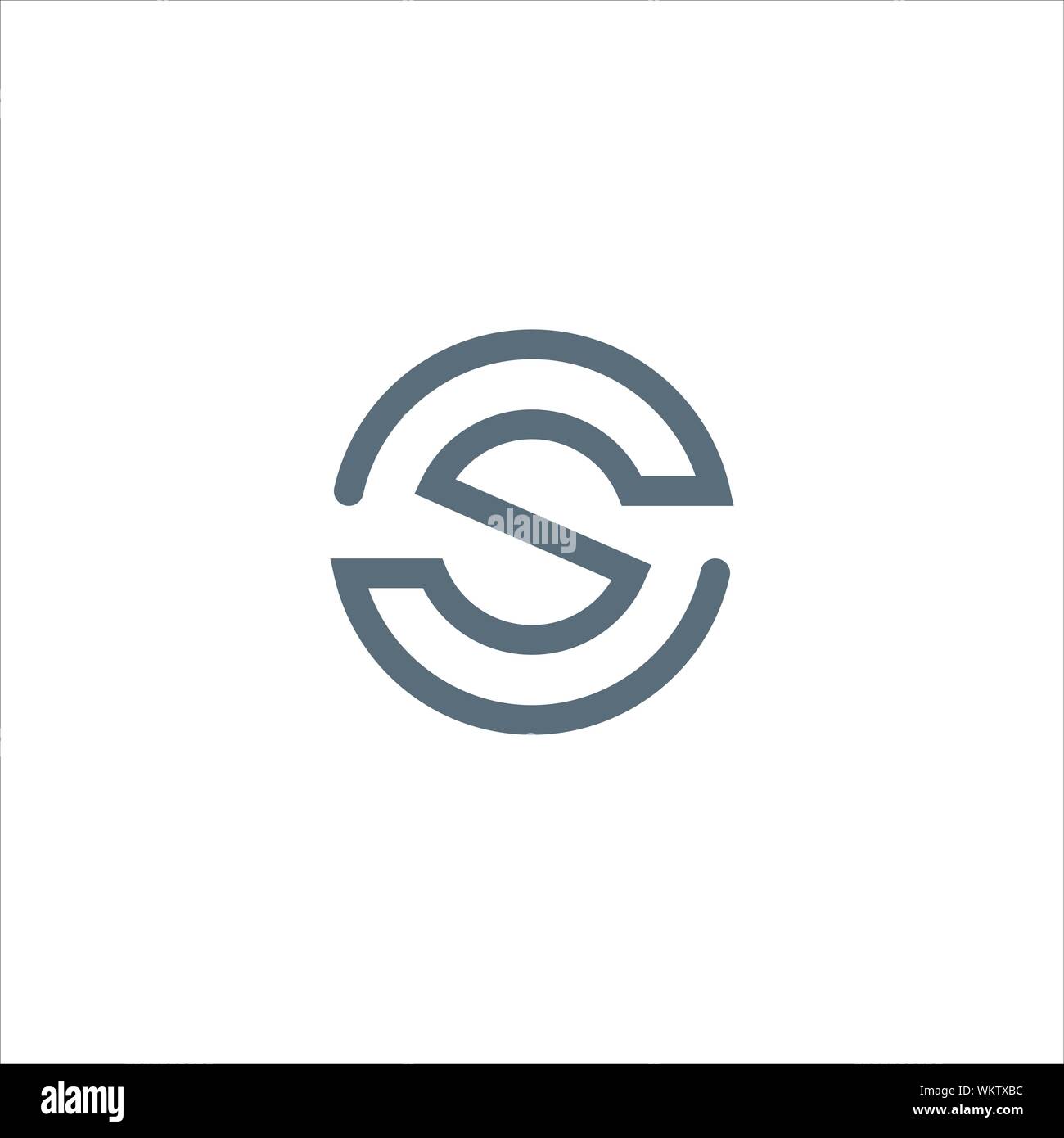 CS and SC creative initial based letter icon logo vector designs Stock ...