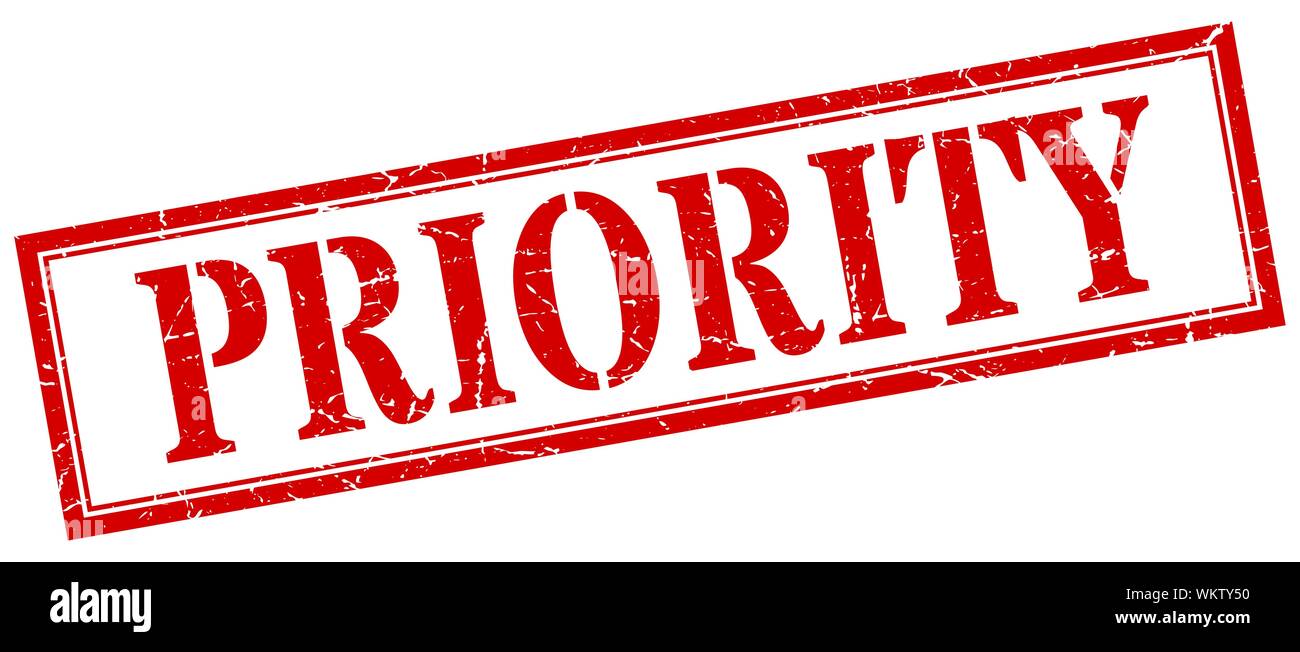 priority stamp. priority square grunge sign. priority Stock Vector ...