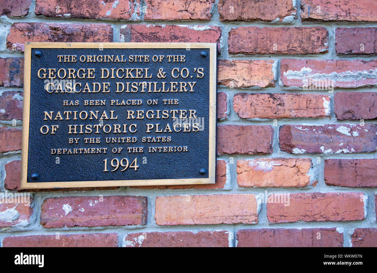 George dickel cascade hi-res stock photography and images - Alamy