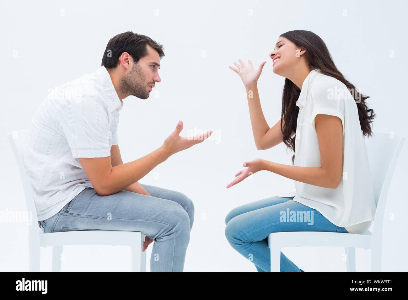 Mixed race couple arguing hi-res stock photography and images - Alamy