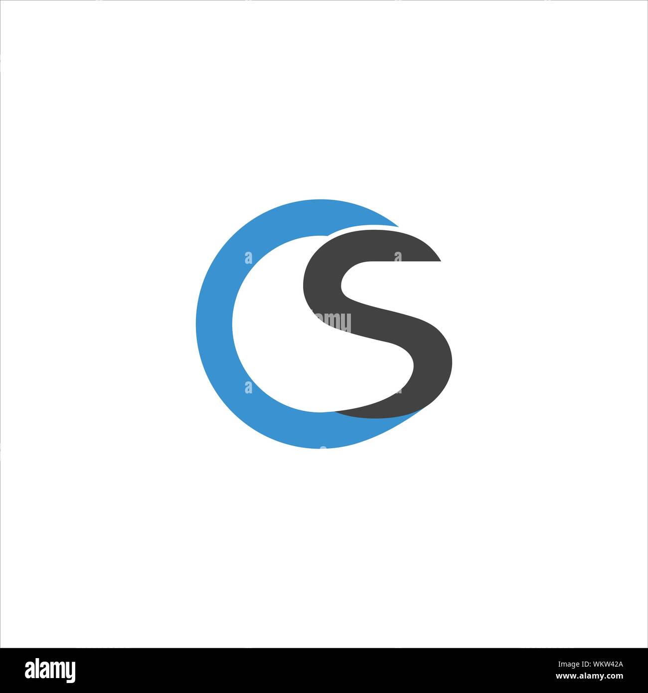 CS and SC creative initial based letter icon logo vector designs Stock ...