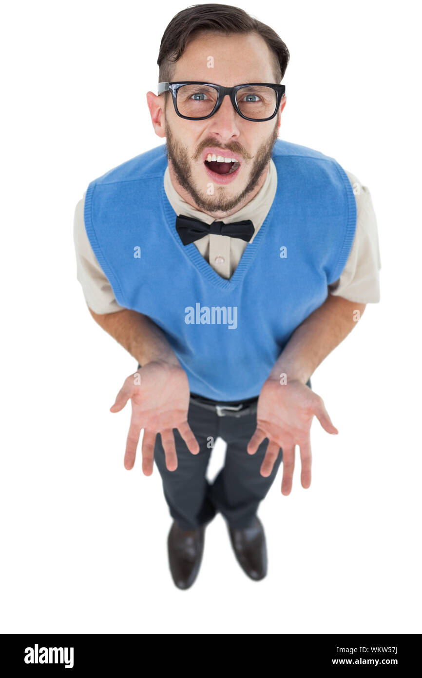 Hipster looking man open Cut Out Stock Images & Pictures - Alamy