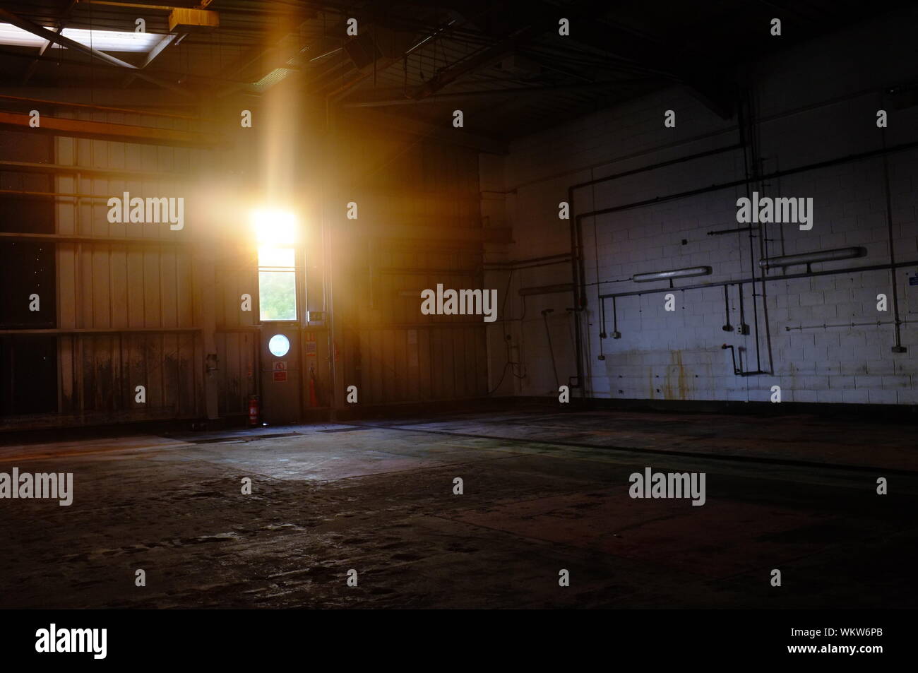 Interior Of Building With Sunlight Stock Photo - Alamy