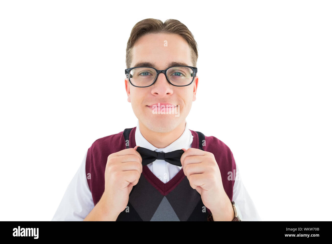 Geeky man looking to camera hi-res stock photography and images - Alamy