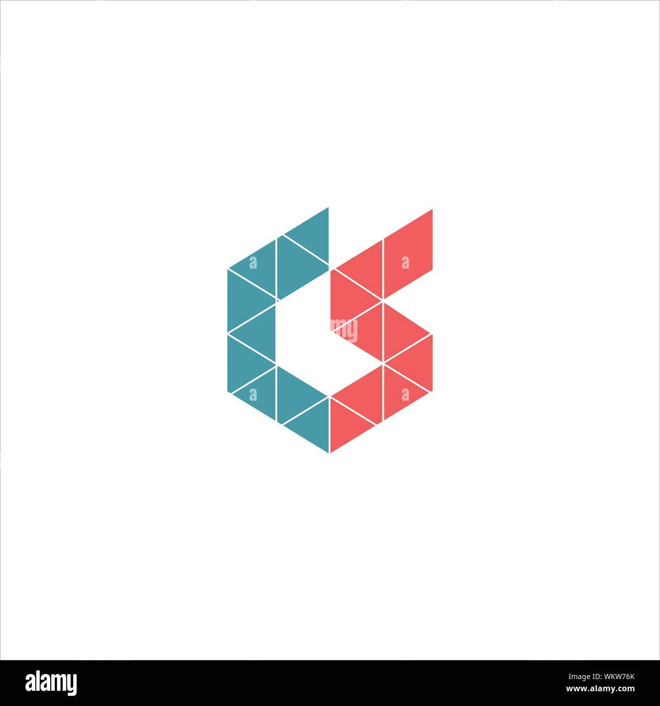 CS and SC creative initial based letter icon logo vector designs Stock ...