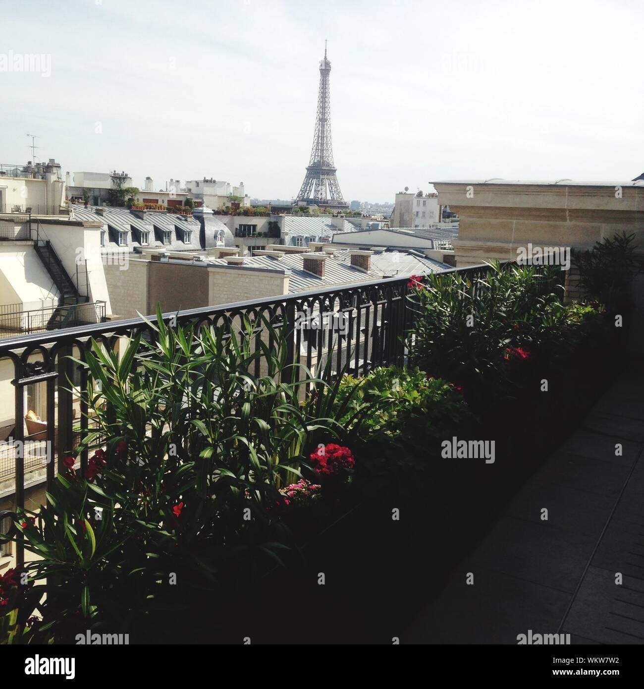 Balcony eiffel tower hi-res stock photography and images - Alamy