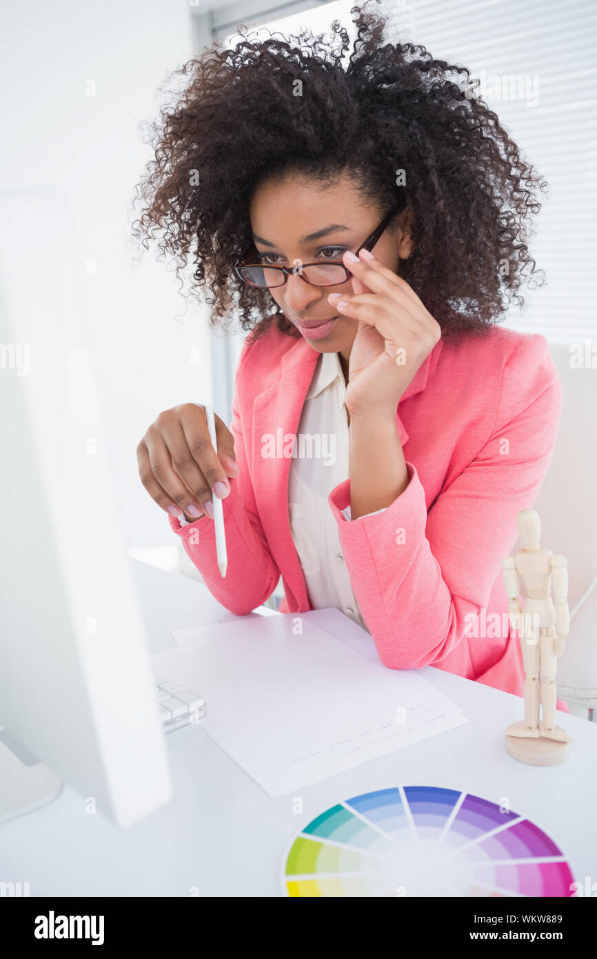 Serious focused graphic designer hi-res stock photography and images ...