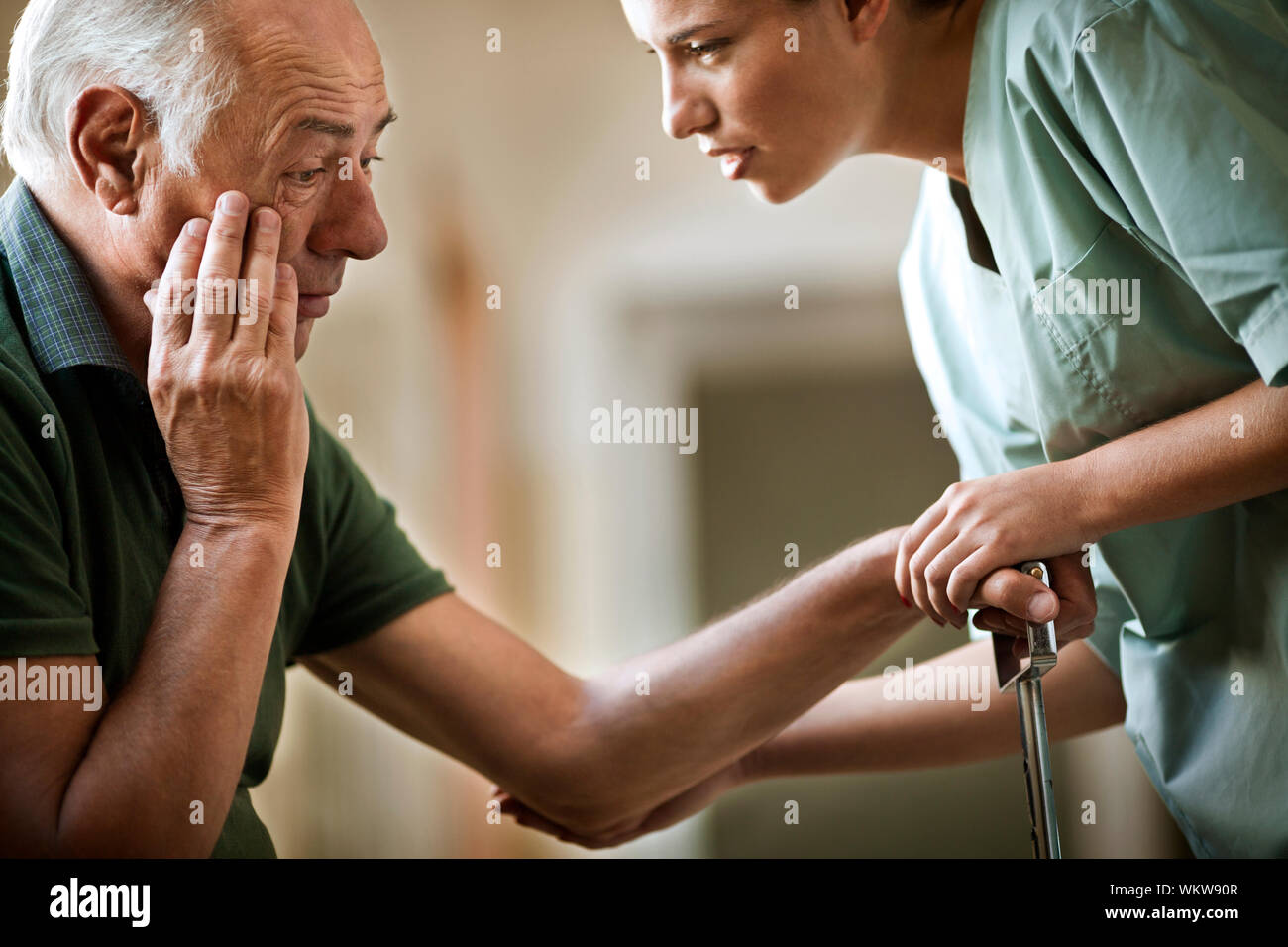 Two receiving bad news hi-res stock photography and images - Alamy