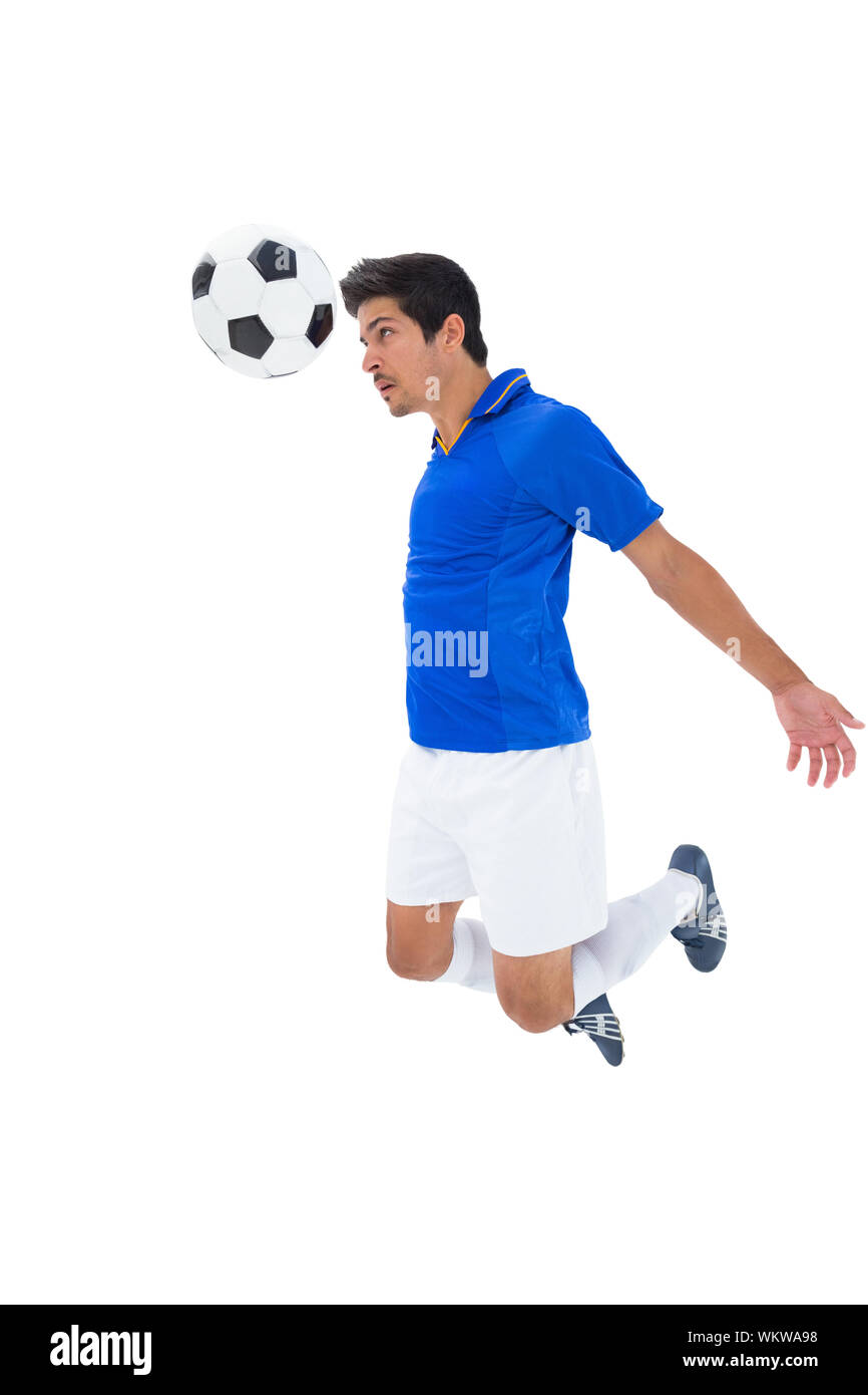 Man heading ball Cut Out Stock Images & Pictures - Alamy