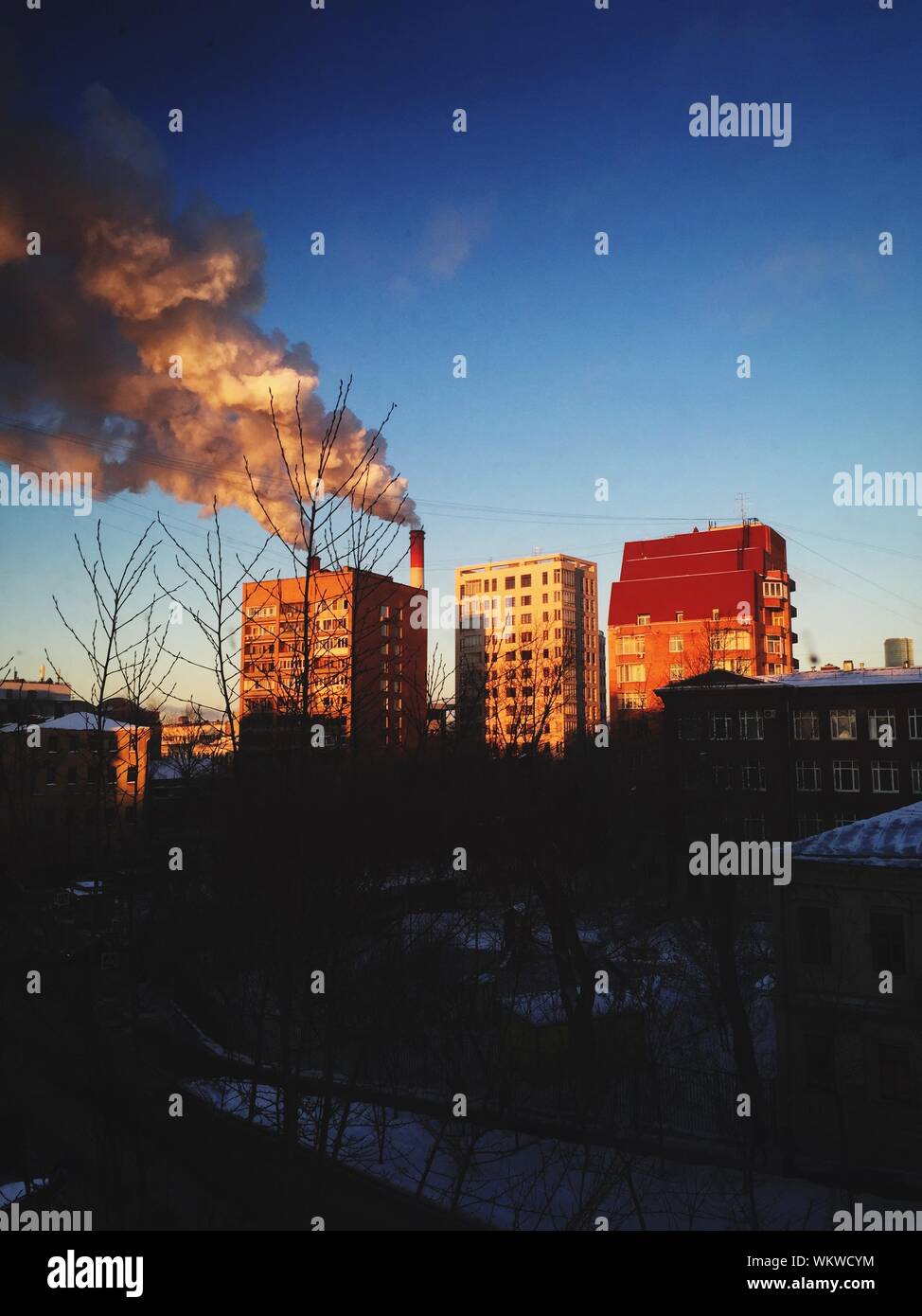 Factory smoke tower hi-res stock photography and images - Alamy