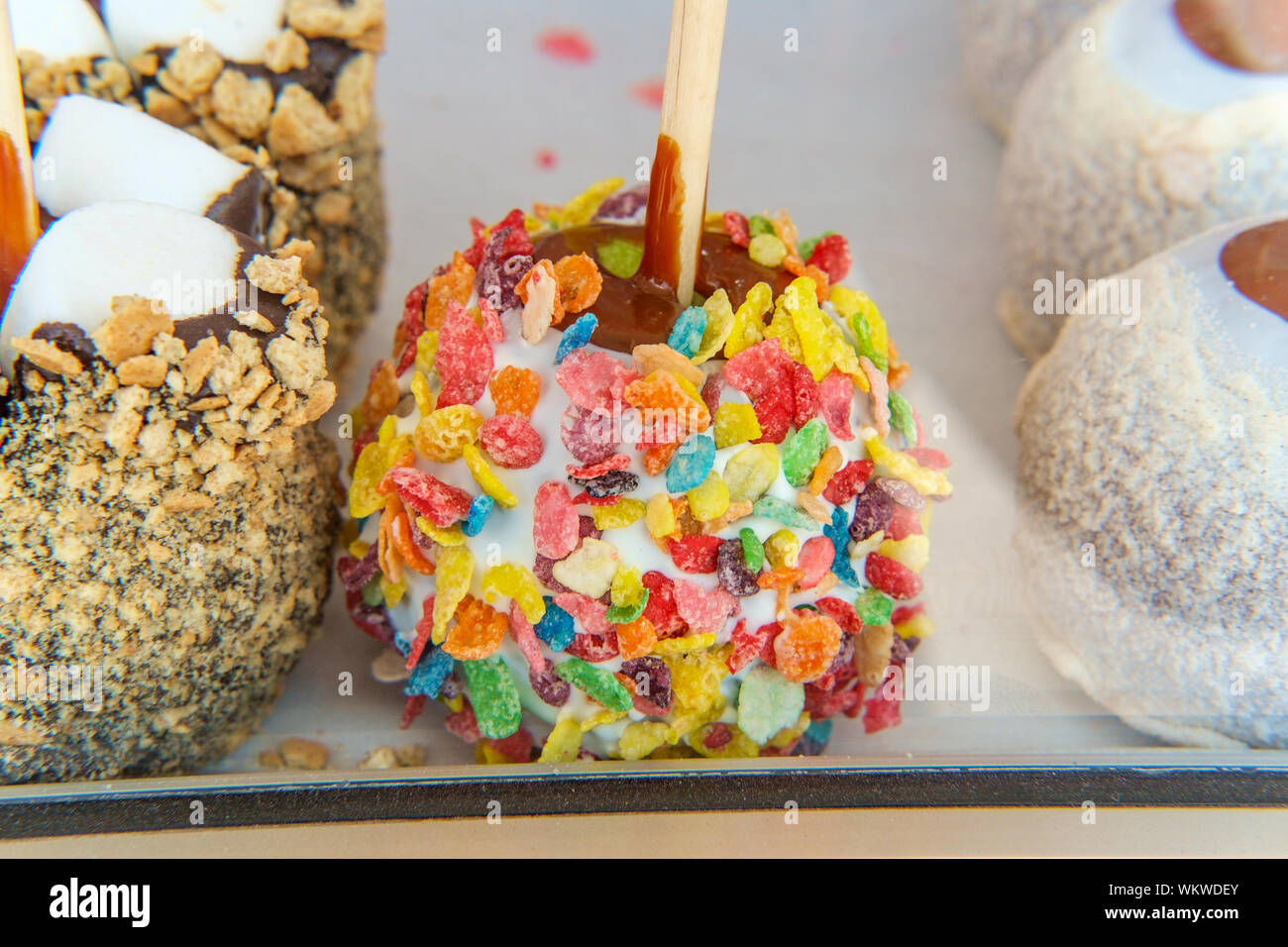 Assorted candy coated nuts hi-res stock photography and images - Alamy
