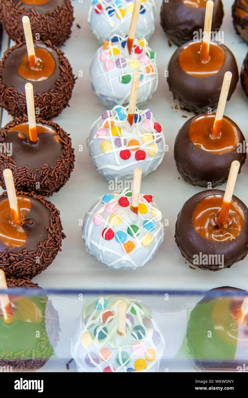 Assorted candy coated nuts hi-res stock photography and images - Alamy