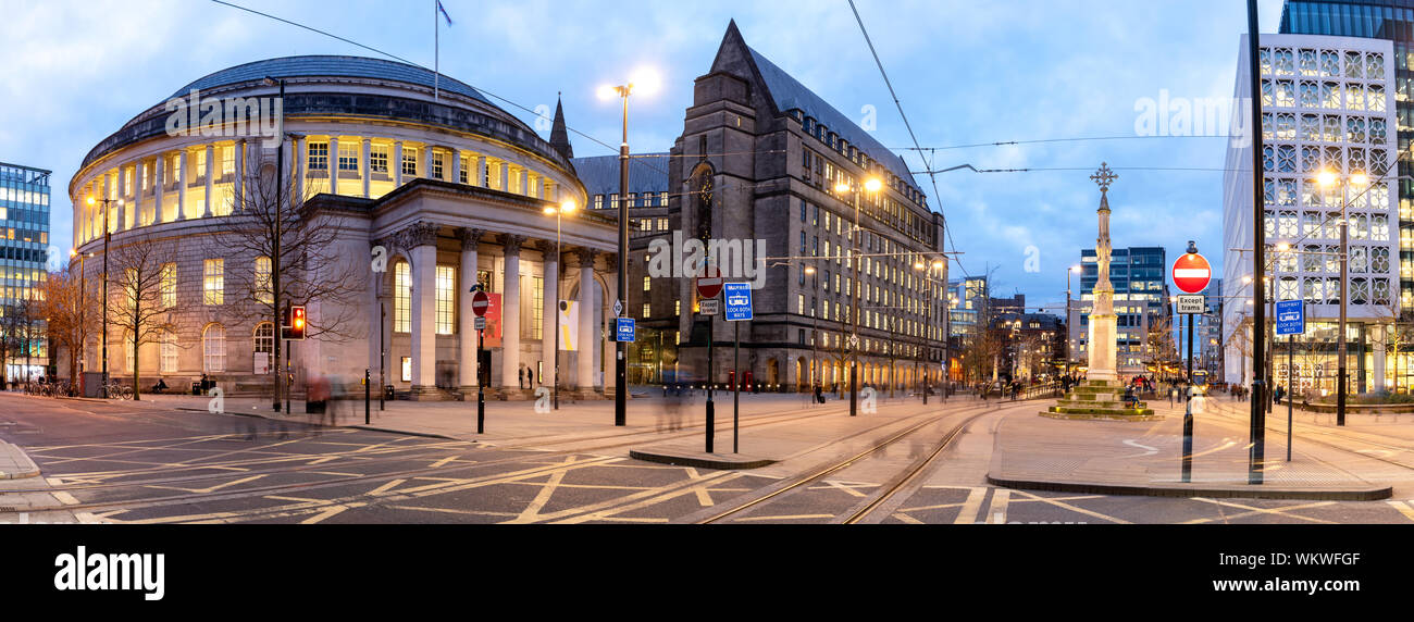 "The new Central Library has an imposing circular structure with an ...