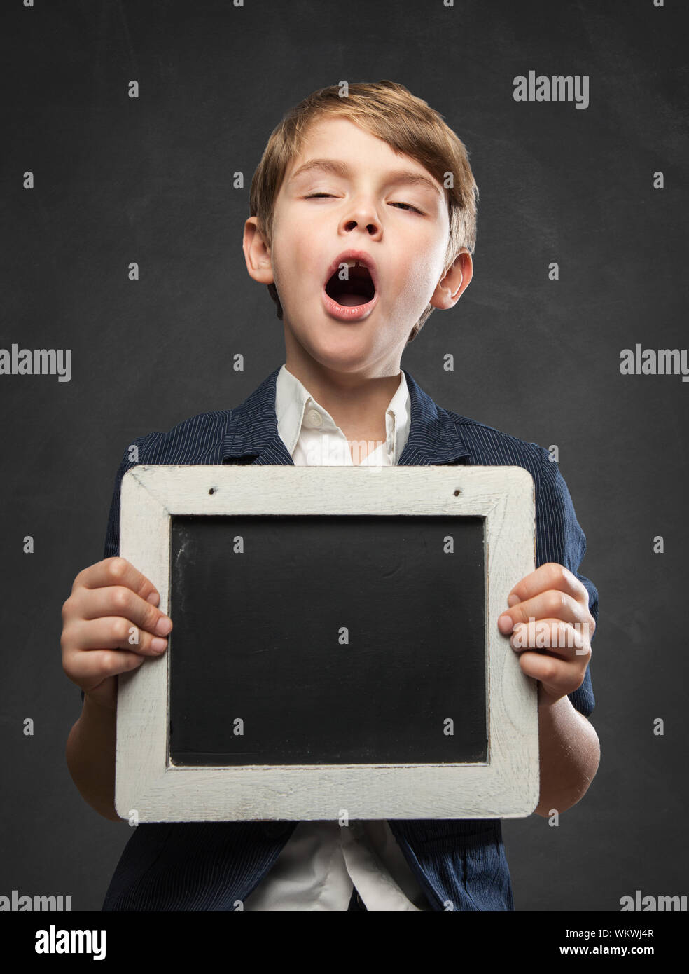 Black school slate hi-res stock photography and images - Alamy