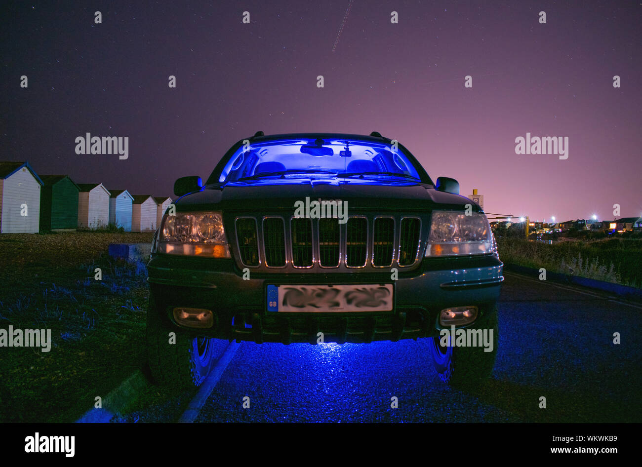 Jeep at night hi-res stock photography and images - Alamy