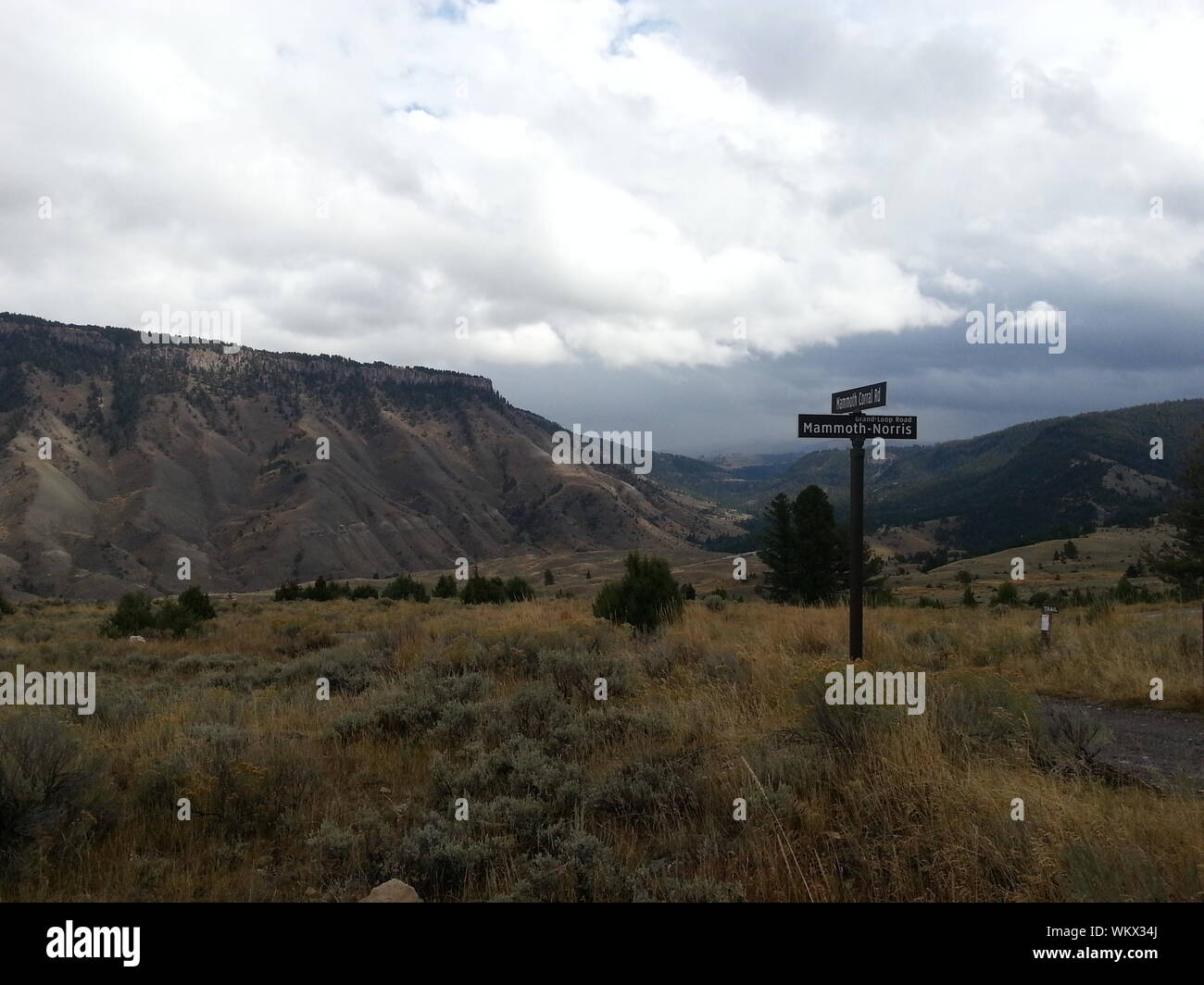 Yellowstone park sign hi-res stock photography and images - Alamy