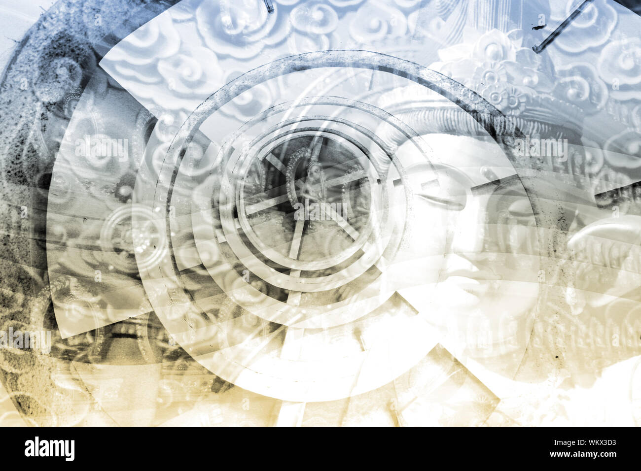 Collage of Asia Culture Abstract Background Wallpaper Stock Photo - Alamy