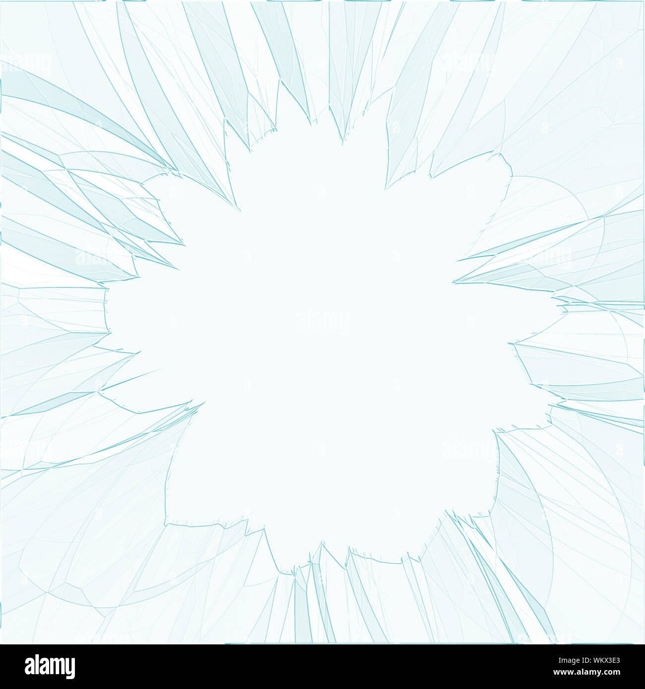Broken Glass Window Showing Negative Emotions Abstract Stock Photo - Alamy