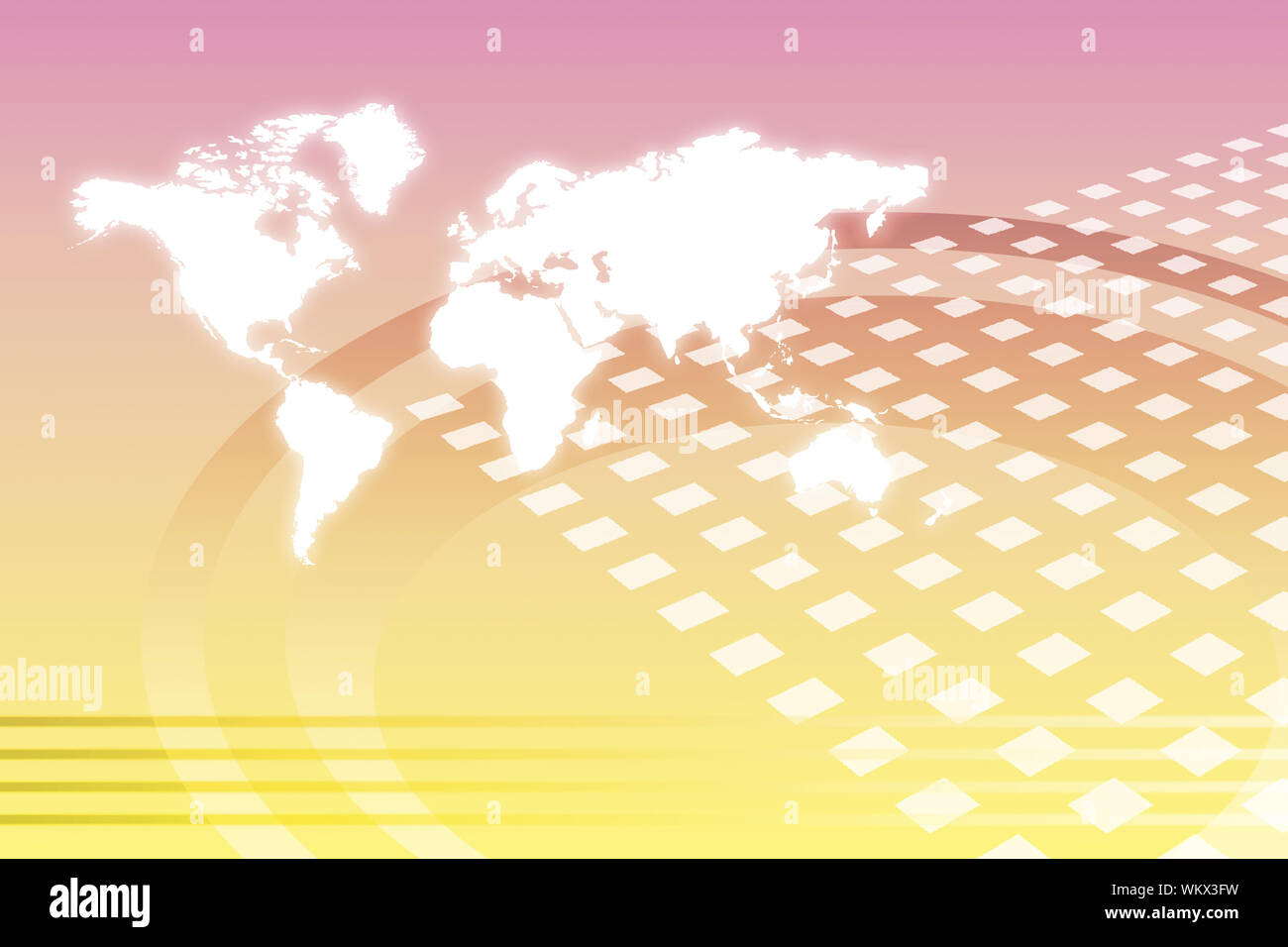 Corporate Worldwide Growth Abstract Background With Map Stock Photo - Alamy