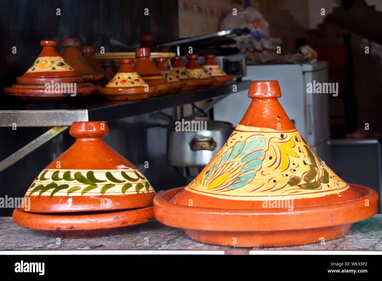 Pile of decorative tagine hi-res stock photography and images - Alamy