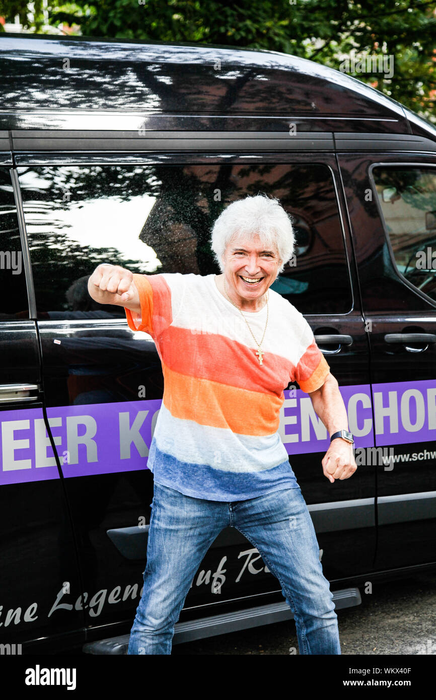 PETER ORLOFF in Görlitz mit Ehefrau Linda 26082019 Stock Photo - Alamy