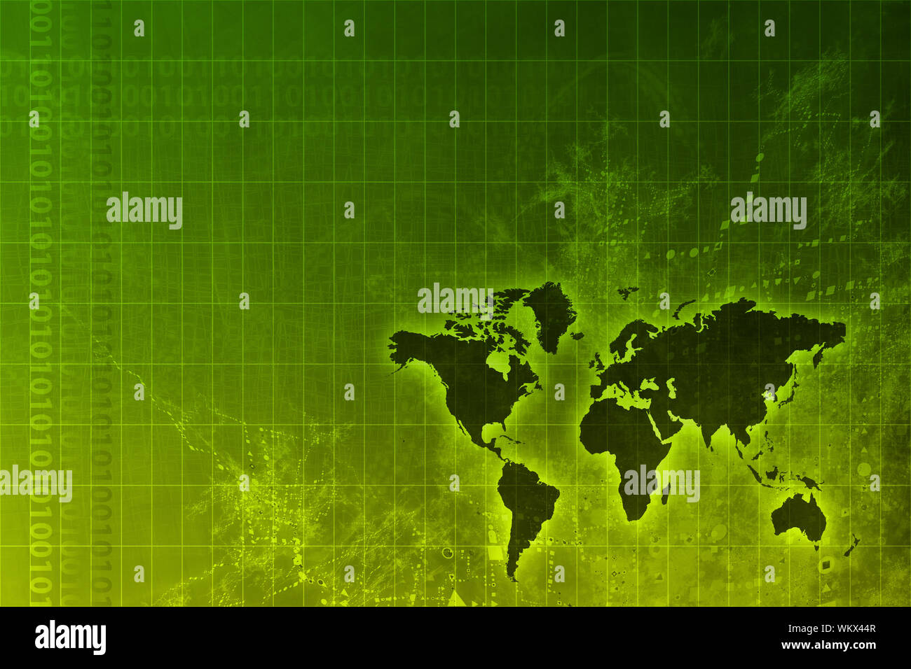 Corporate Worldwide Growth Abstract Background With Map Stock Photo - Alamy