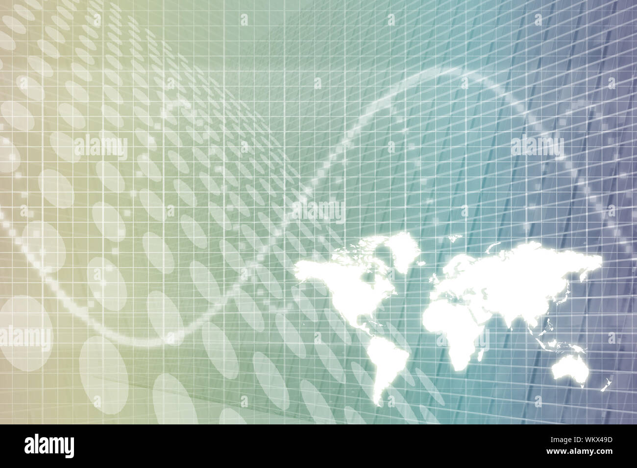 Global Business Abstract Background Stock Photo - Alamy