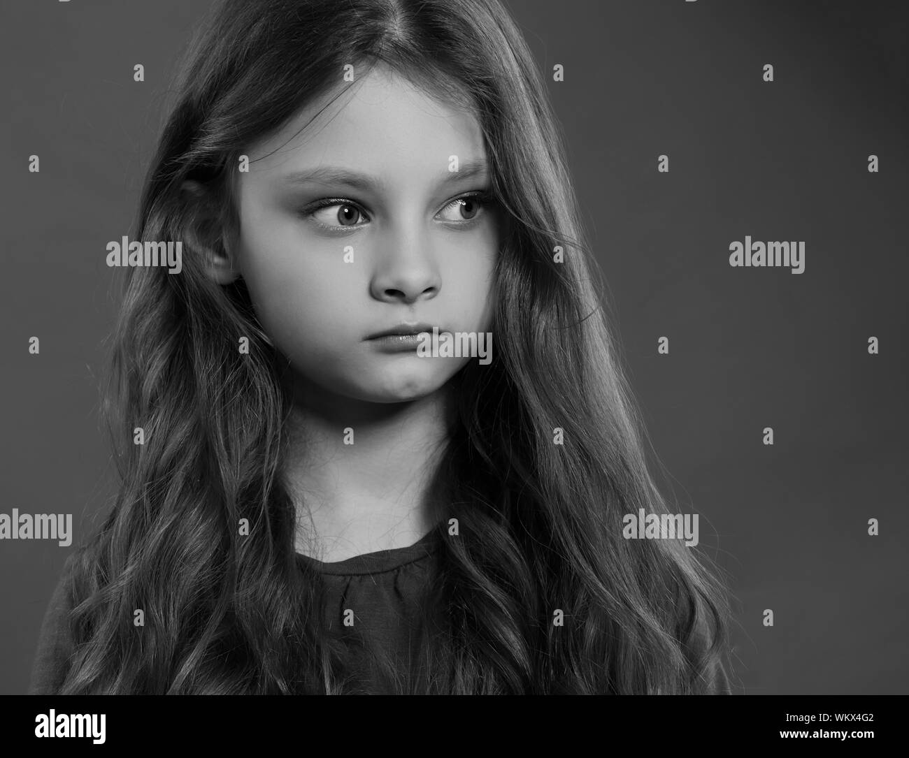 Serious caucasian business kid look Black and White Stock Photos ...