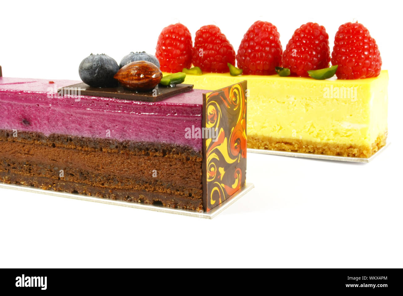 Fancy Fine Dining Cake Dessert Stock Photo - Alamy