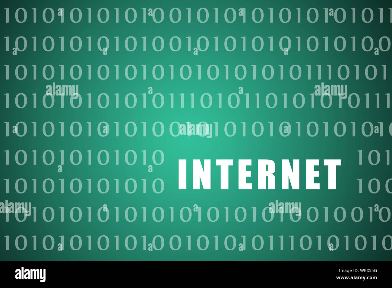 Internet Tech Abstract on a Digital Background Stock Photo - Alamy