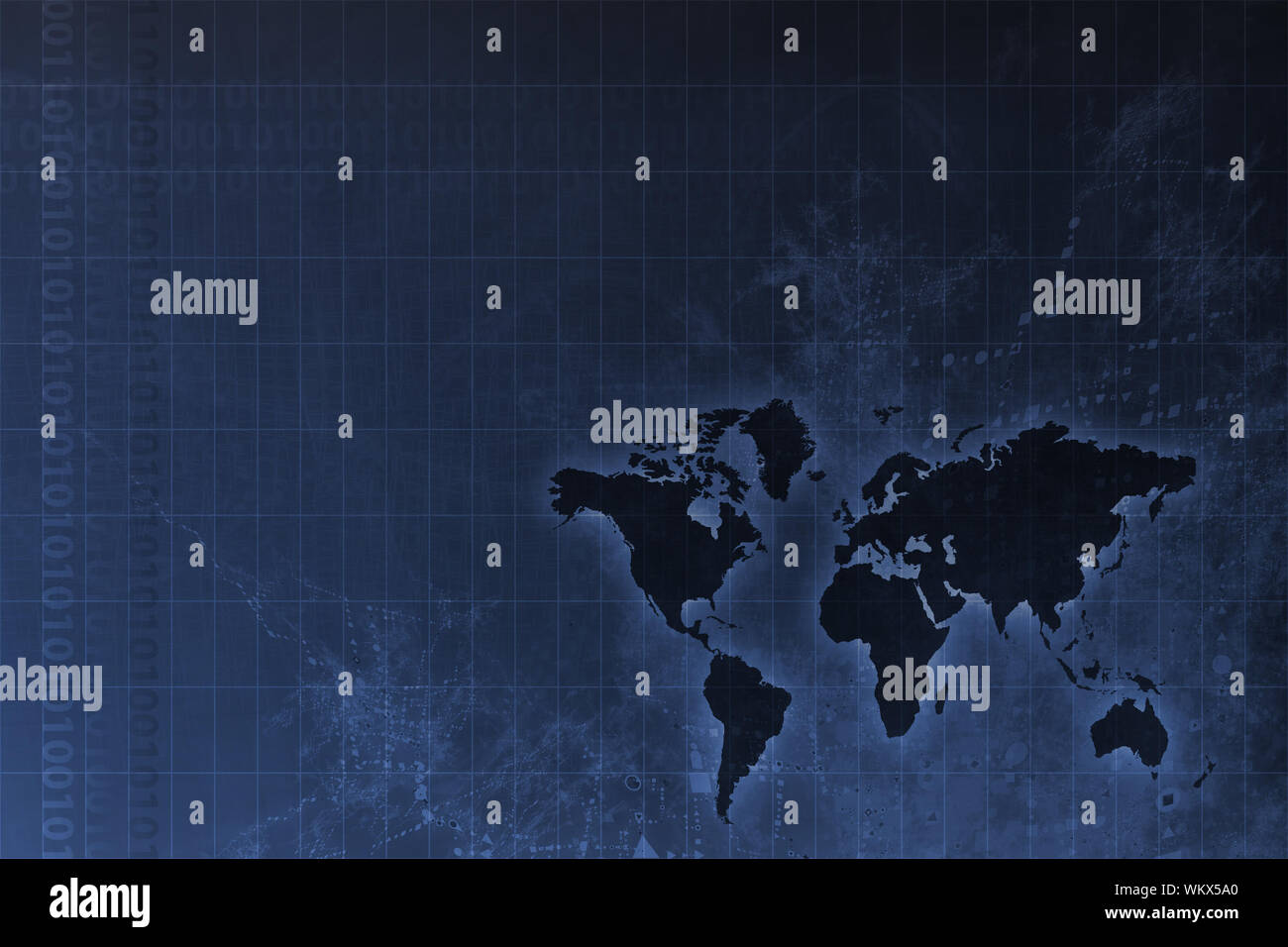 Corporate Worldwide Growth Abstract Background With Map Stock Photo - Alamy