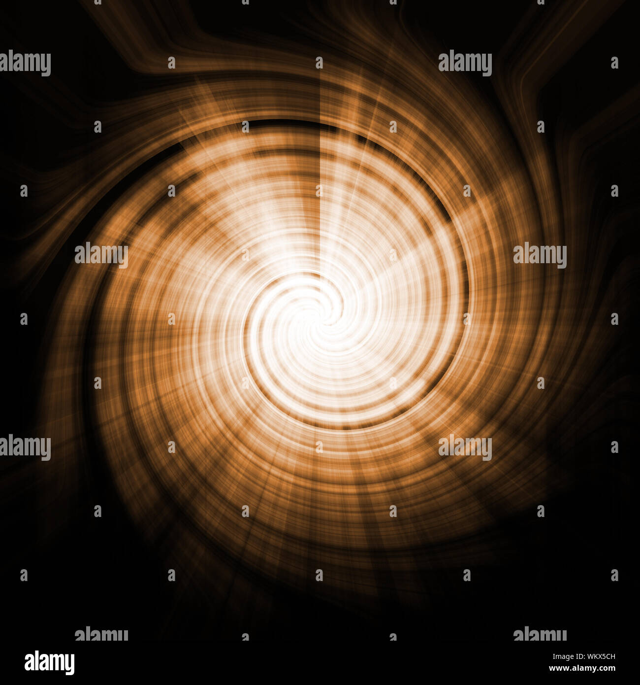 Alien Abstract Vortex Background Texture in Orange Swirls Stock Photo ...