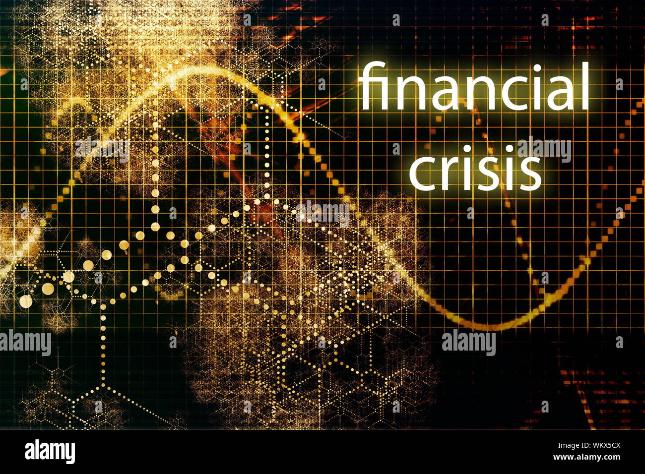 Financial Crisis Business Concept Wallpaper Presentation Background ...