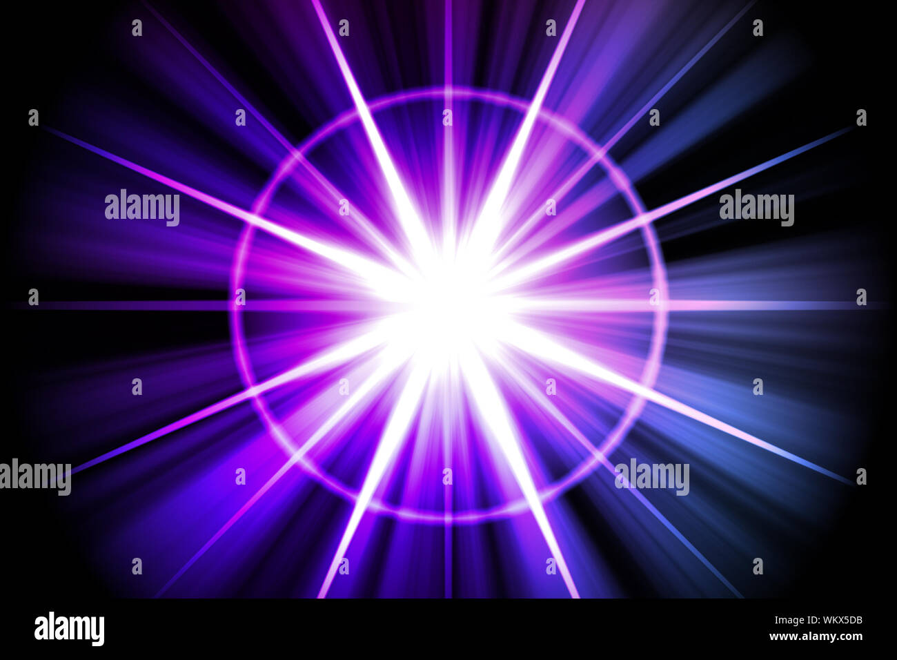 Purple sunburst background hi-res stock photography and images - Alamy